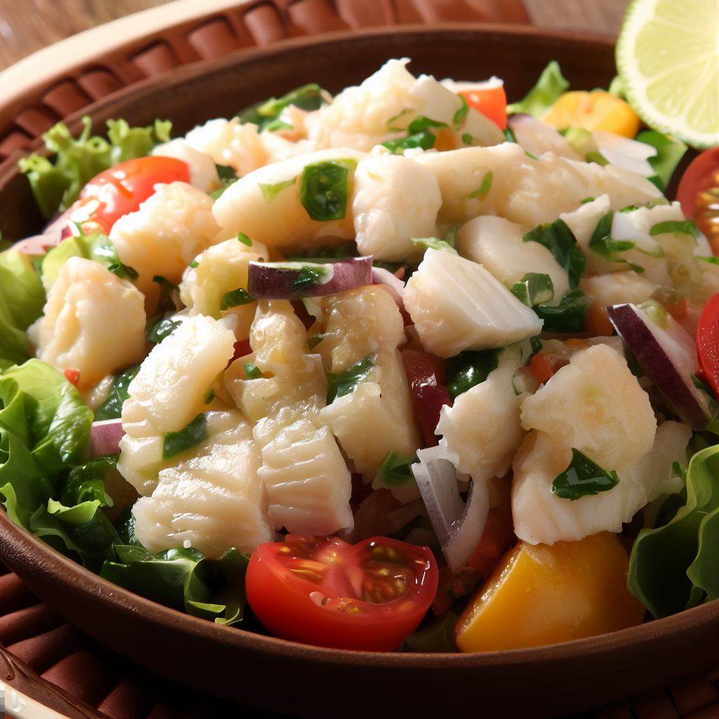 Brazilian Salted Cod Salad