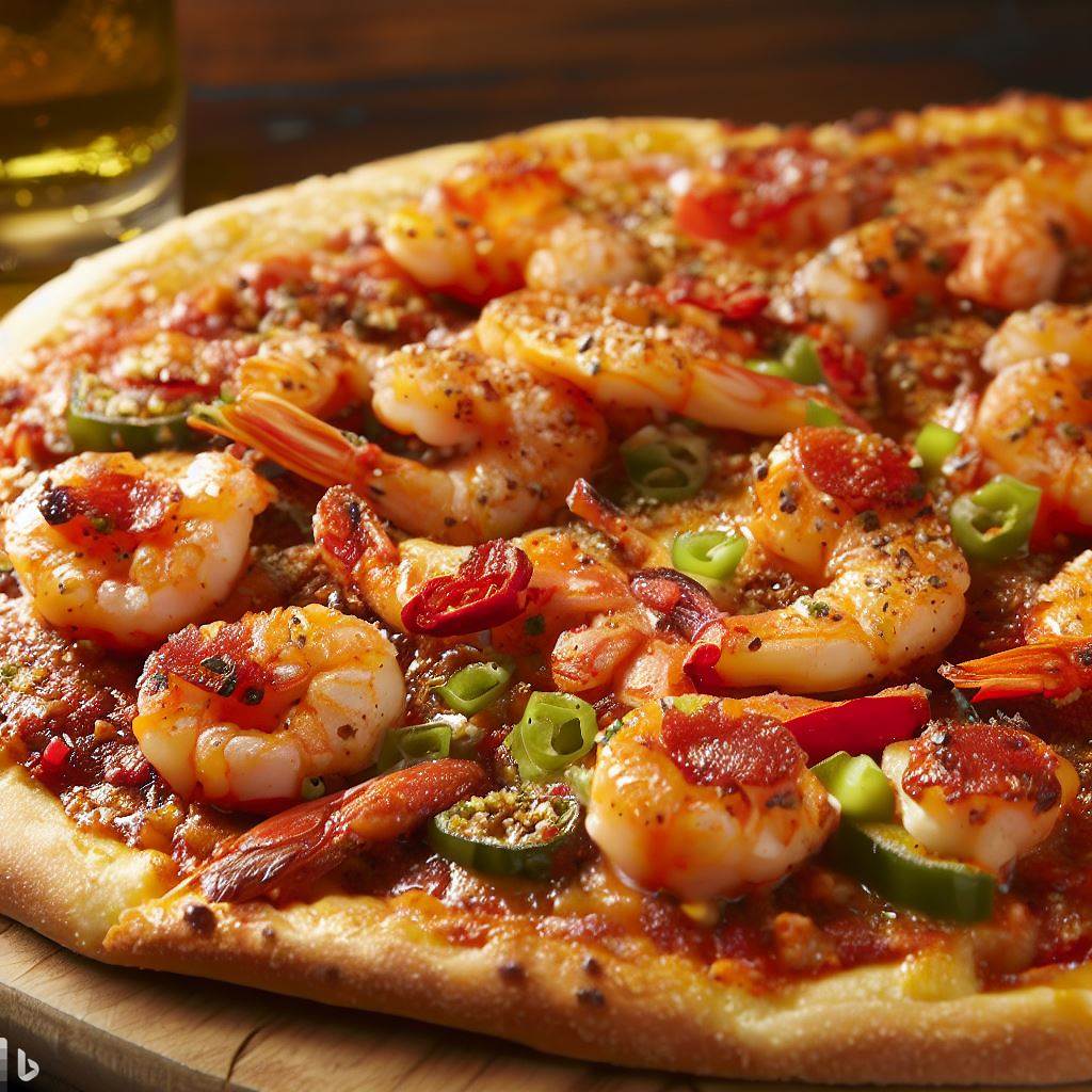 Cajun Shrimp Pizza