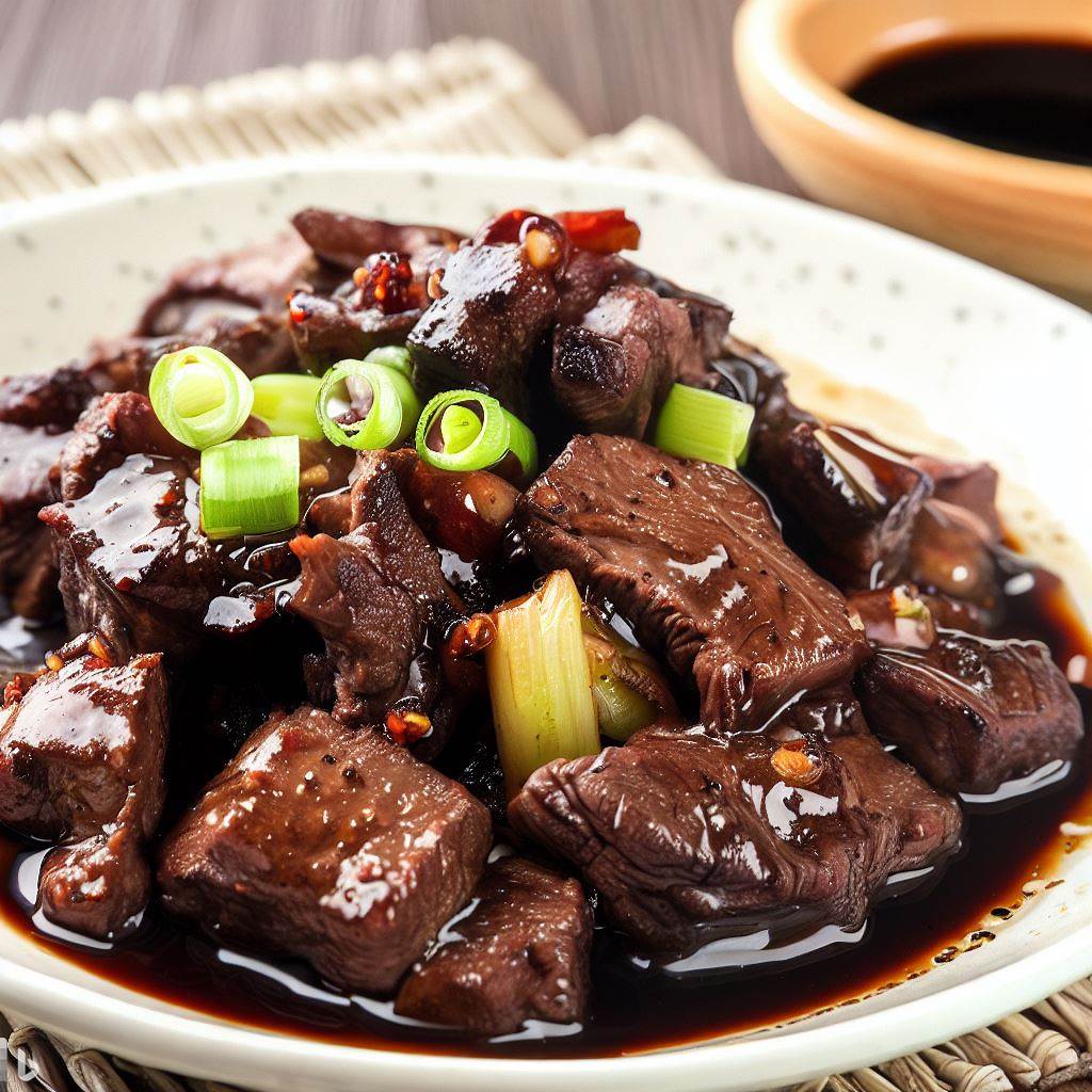 Chinese Beef with Black Pepper Sauce