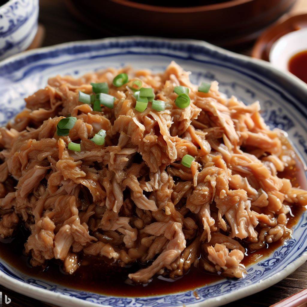 Chinese Shredded Pork with Garlic Sauce