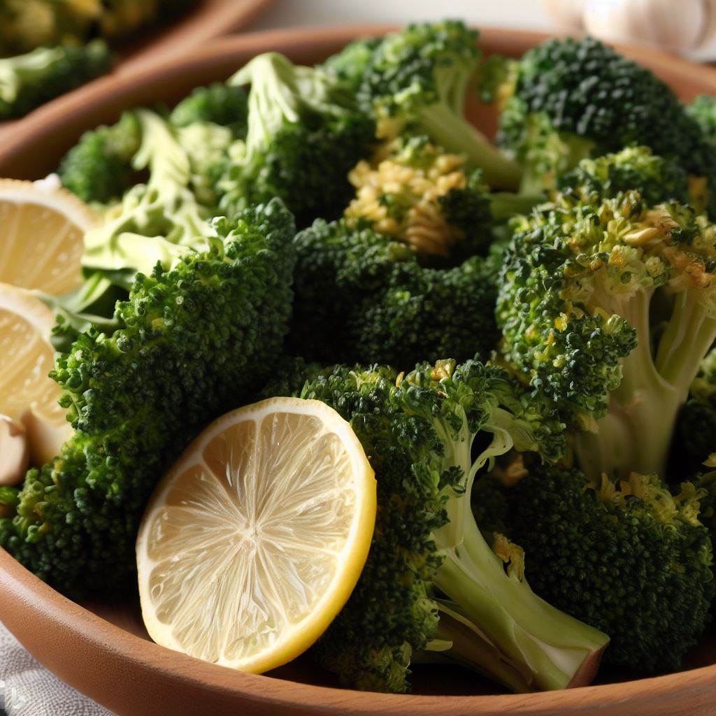 Dehydrated Broccoli with Garlic and Lemon