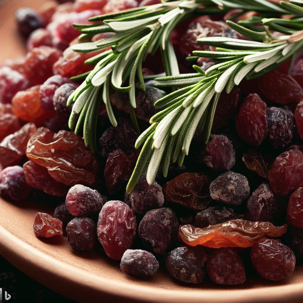 Dehydrated Grapes with Rosemary and Sea Salt