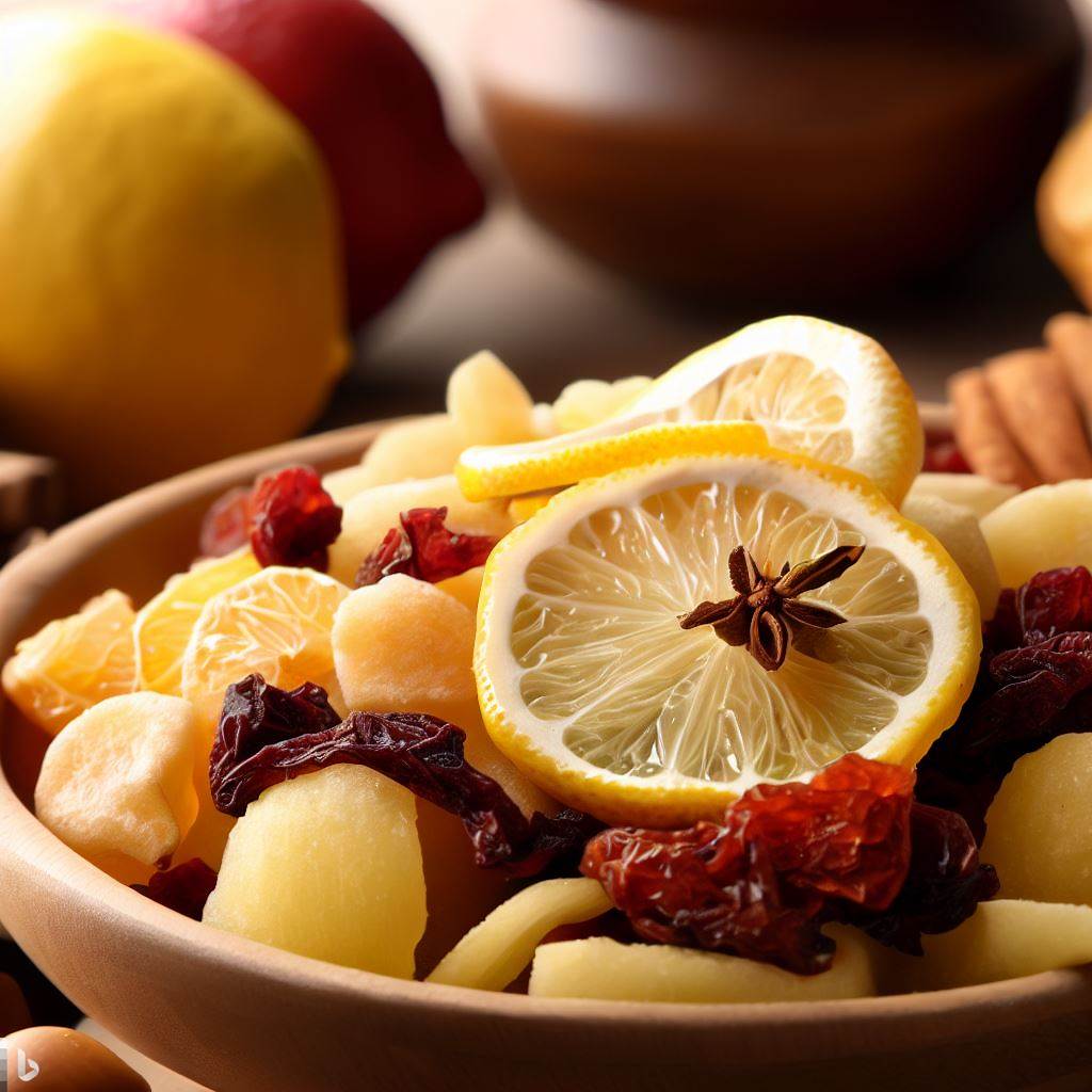 Dehydrated Mixed Fruit with Lemon and Honey
