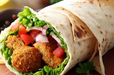 Easy Falafel Wrap