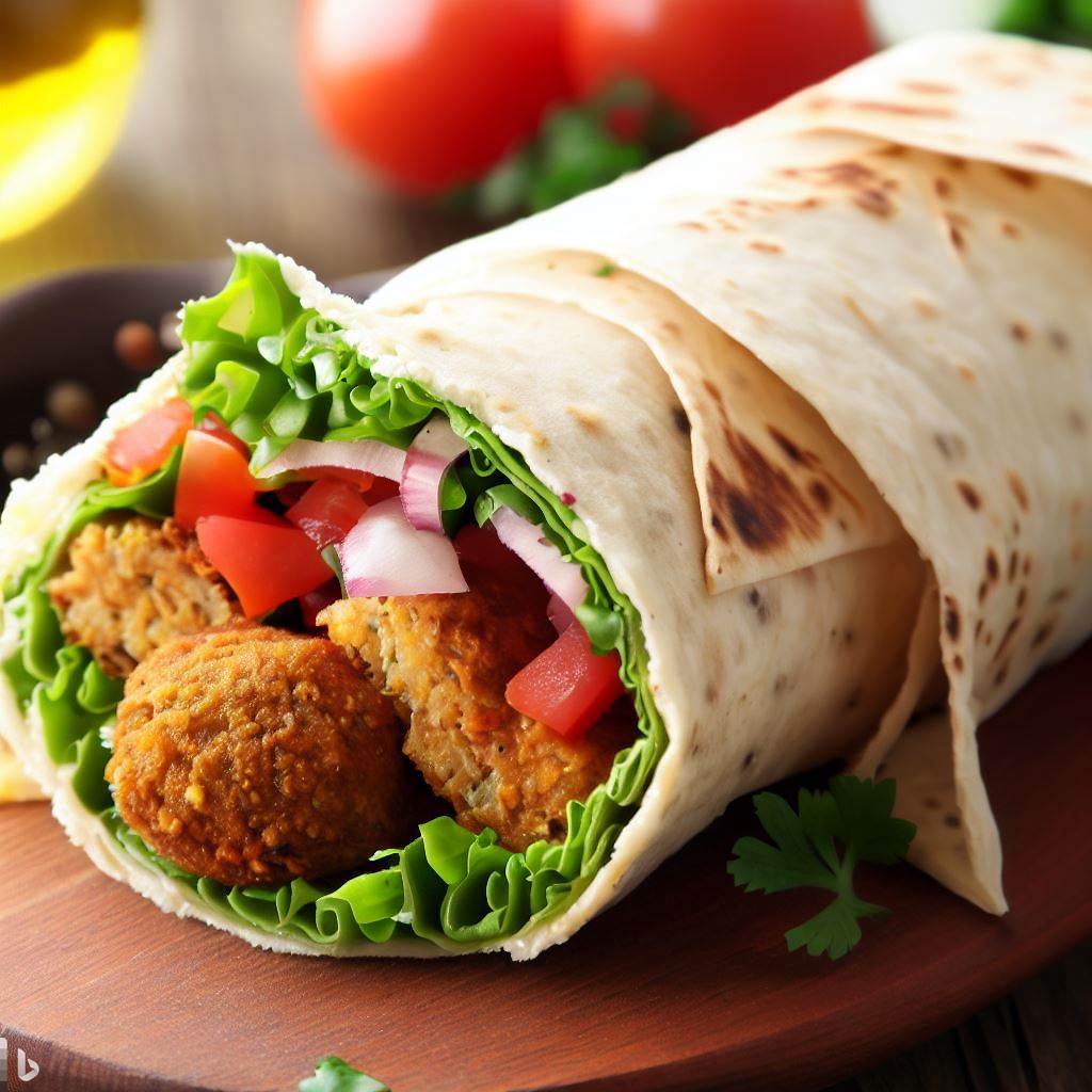 Easy Falafel Wrap
