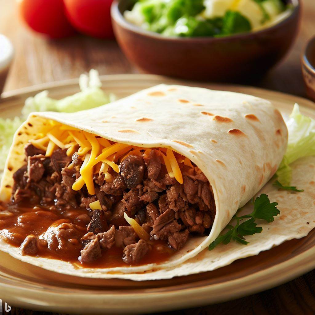 Easy One-Serving Beef Burrito