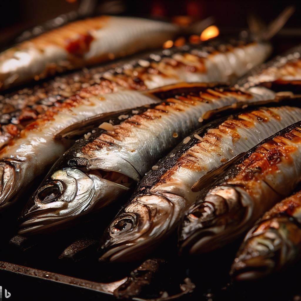Grilled Welsh Sardines