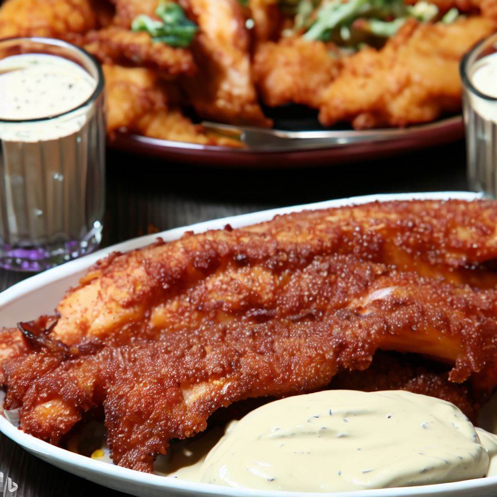 Israeli Fried Fish with Tahini Sauce