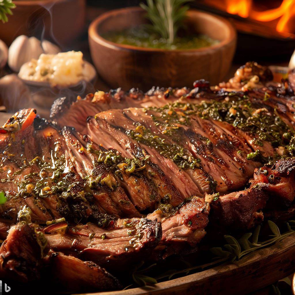 Israeli Grilled Lamb with Herbs and Garlic
