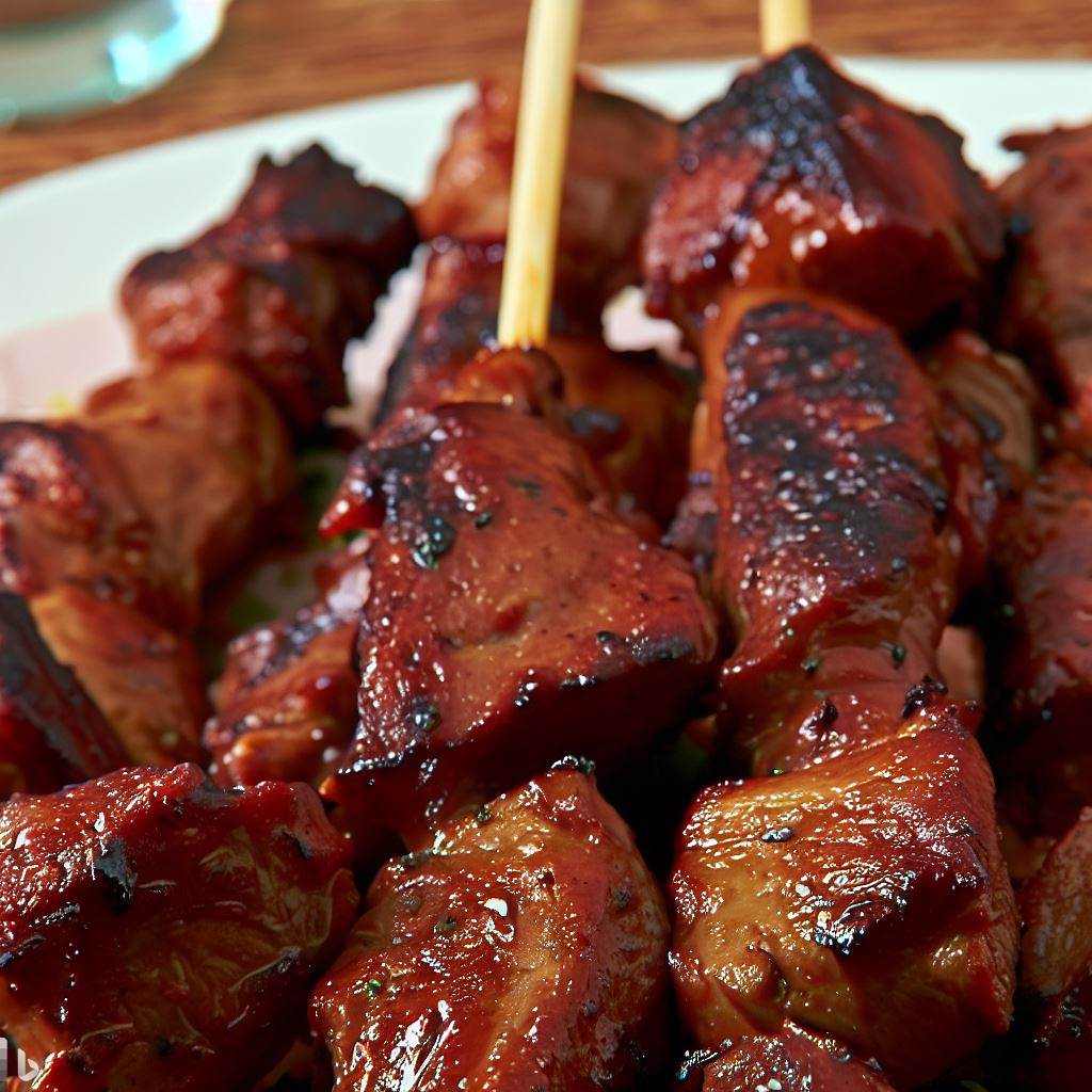 Israeli Shishlik (Marinated Meat Skewers)