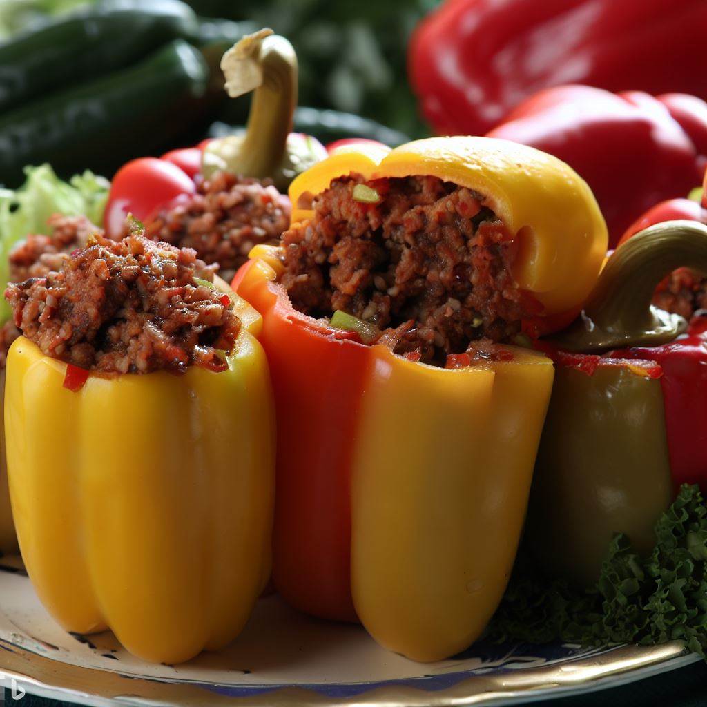 Israeli Stuffed Bell Peppers