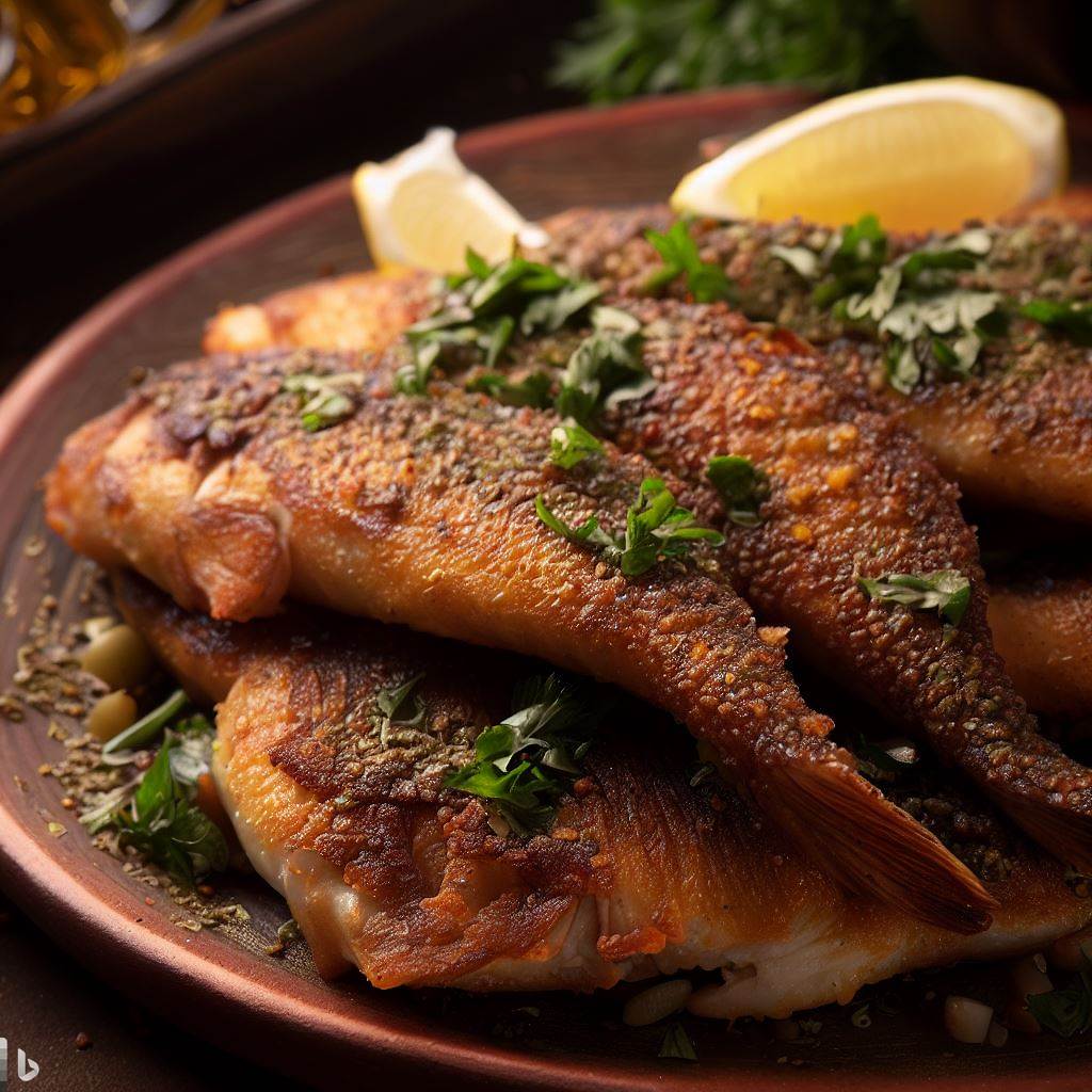 Lebanese Fried Fish with Cumin and Coriander