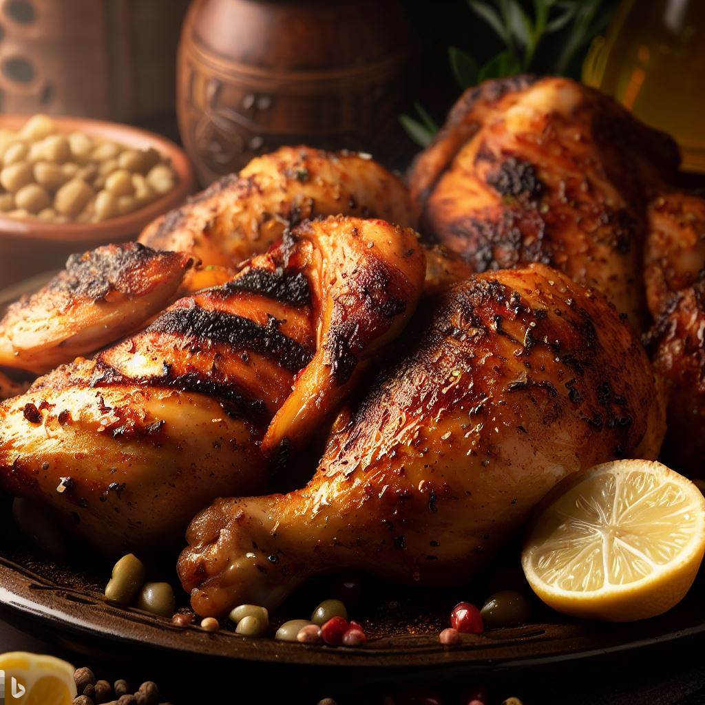 Lebanese Grilled Chicken Breasts with Spices