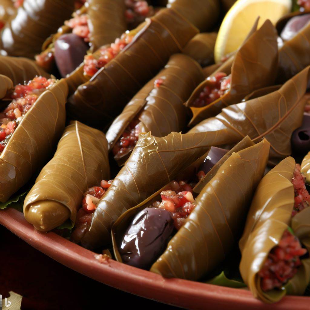 Lebanese Stuffed Grape Leaves