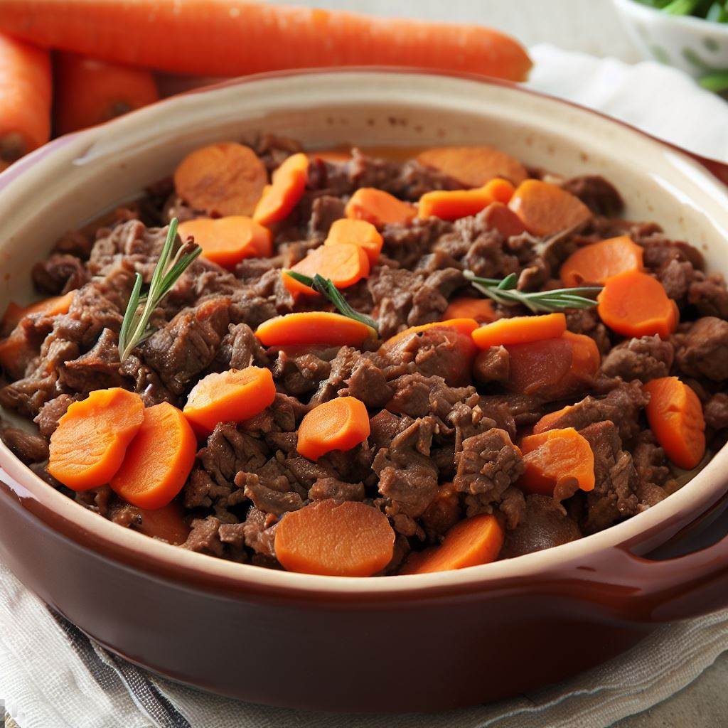 Oil-Free Beef and Carrot Casserole