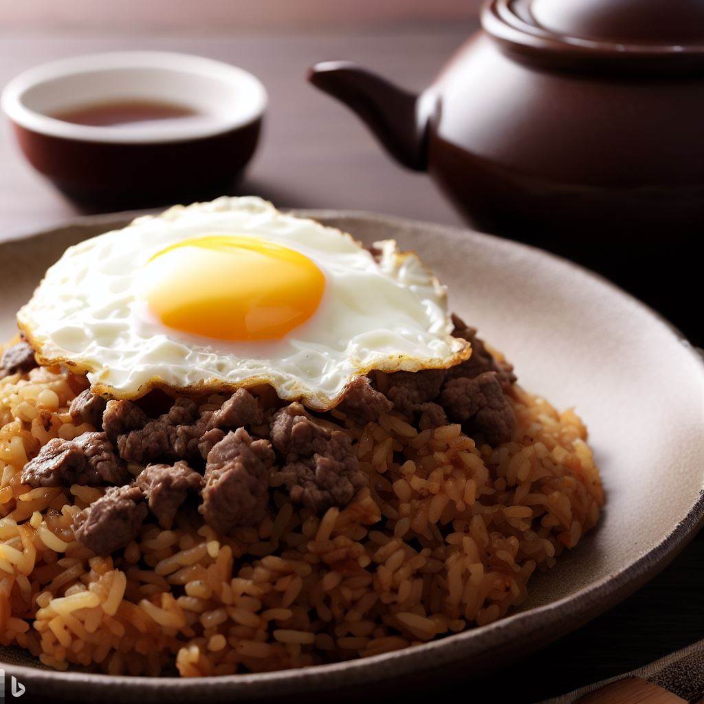 One-Serving Beef and Egg Fried Rice