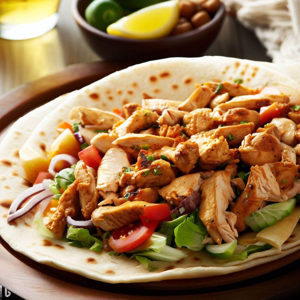 One-Serving Chicken Gyro