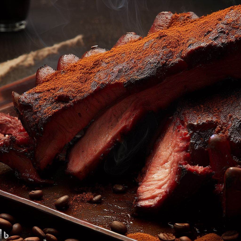 Smoked Beef Ribs with Coffee Rub
