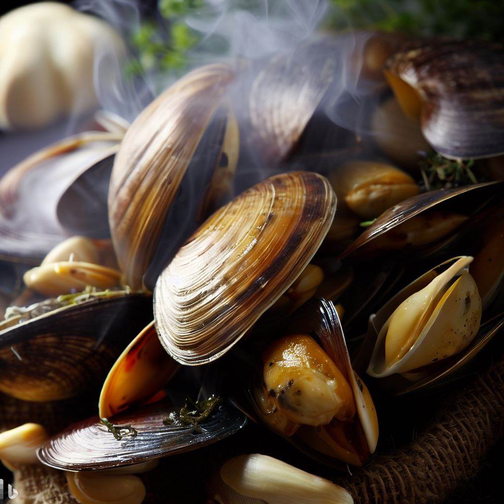 Smoked Clams with Garlic and Herbs