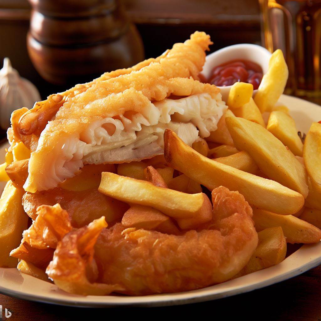 Traditional Welsh Fish and Chips
