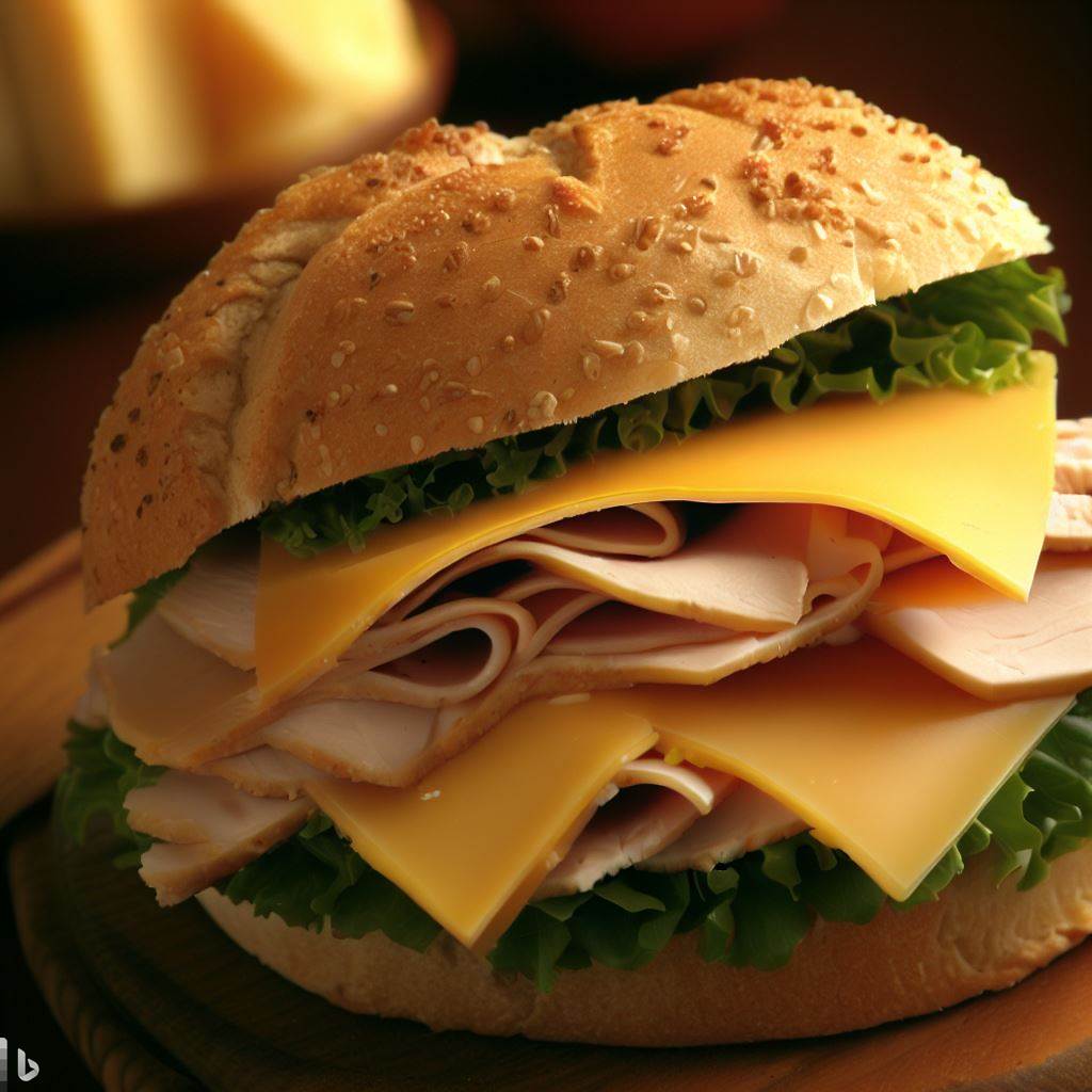Turkey and Cheese Sandwich