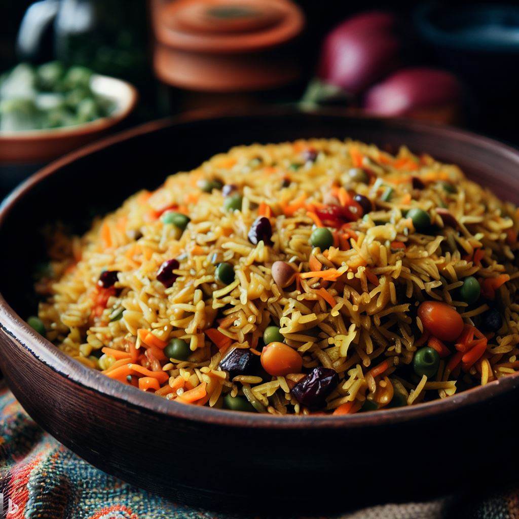 Vegan Persian Style Sabzi Polow