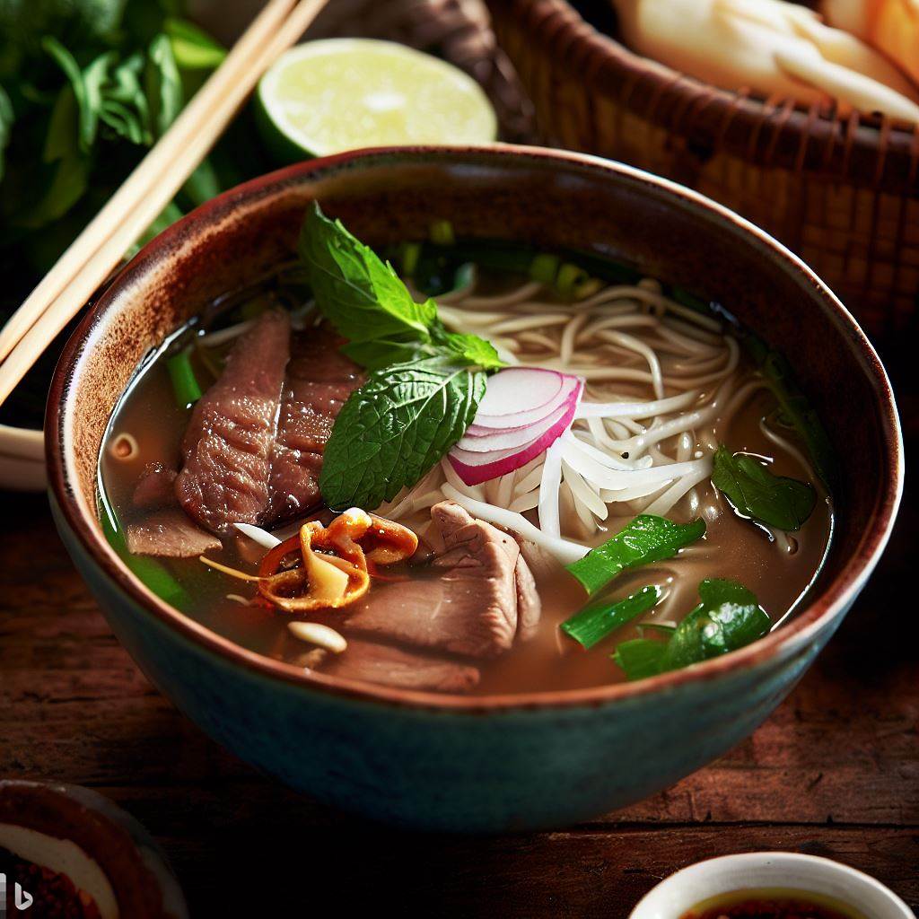 Vietnamese Style Pho Noodle Soup