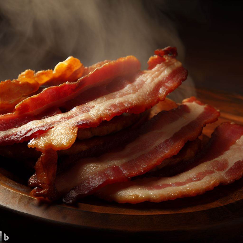 Welsh Fried Smoked Bacon