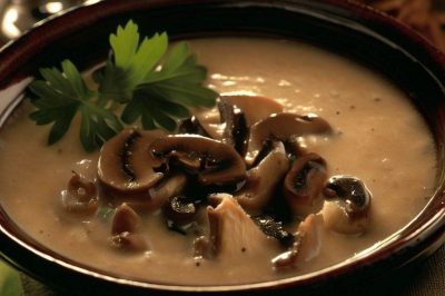 Cream of Mushroom and Sherry Soup