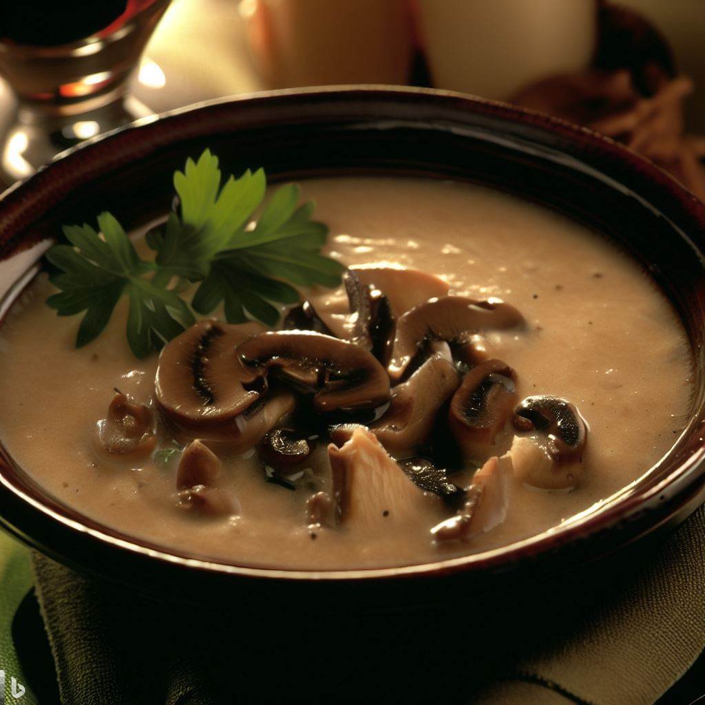 Cream of Mushroom and Sherry Soup