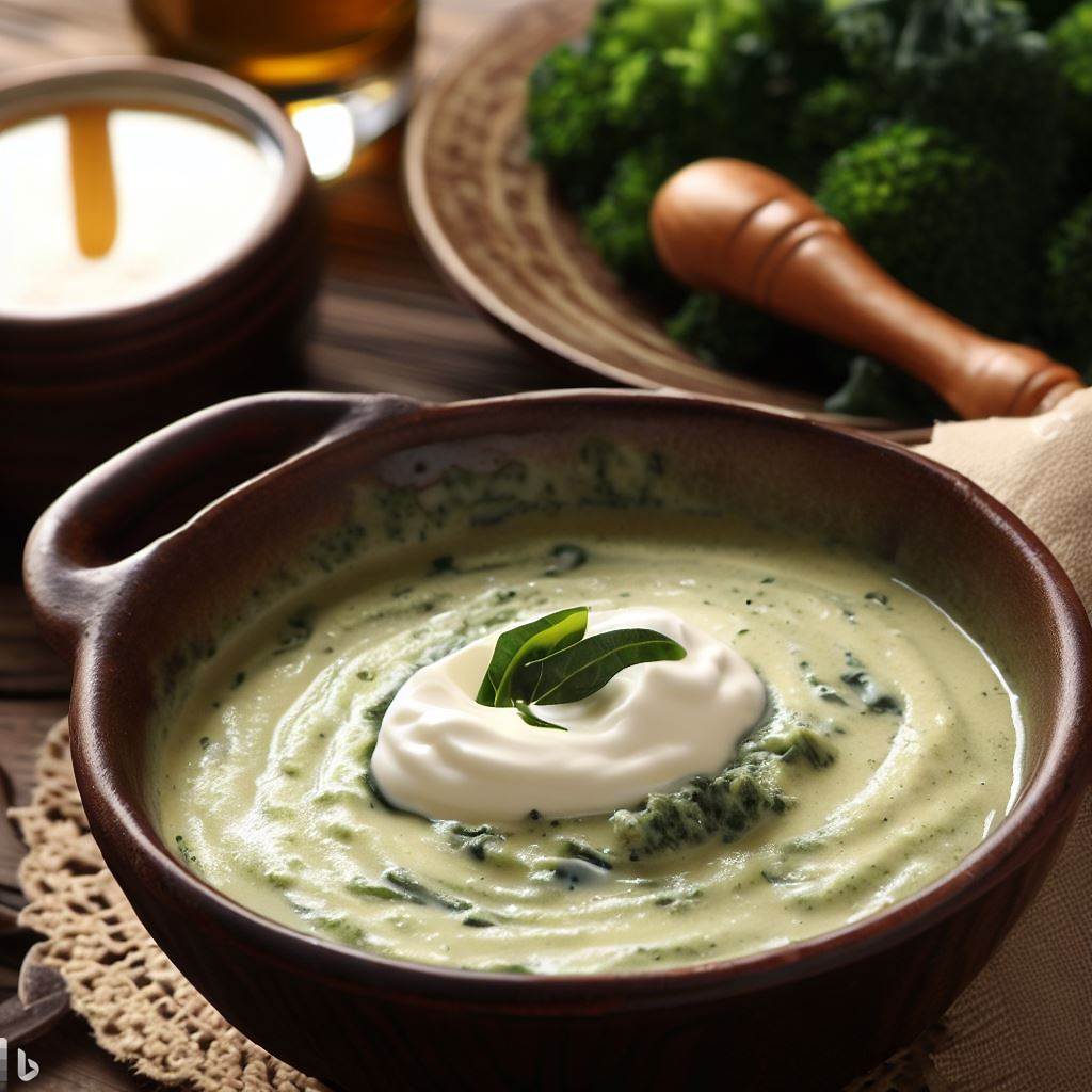 Cream of Spinach and Cream Soup