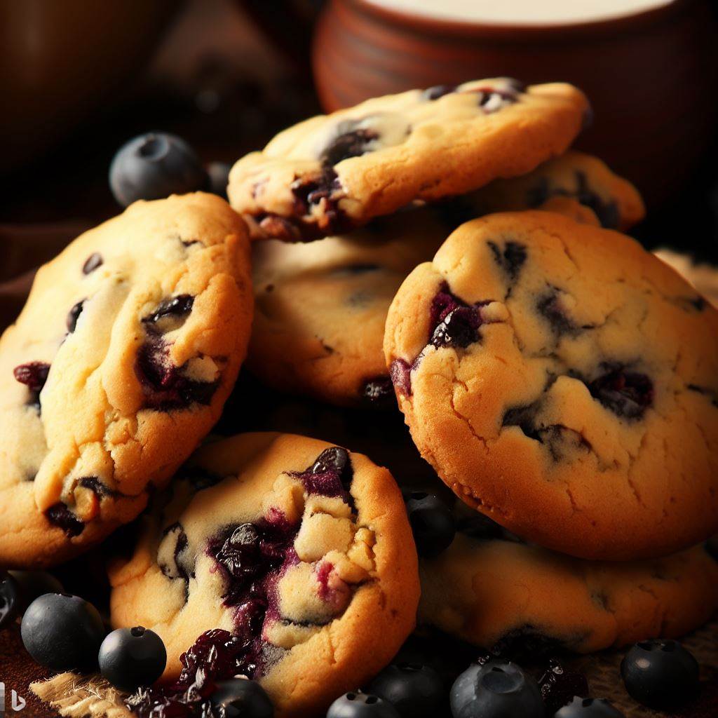 Delicious Blueberry Cookies