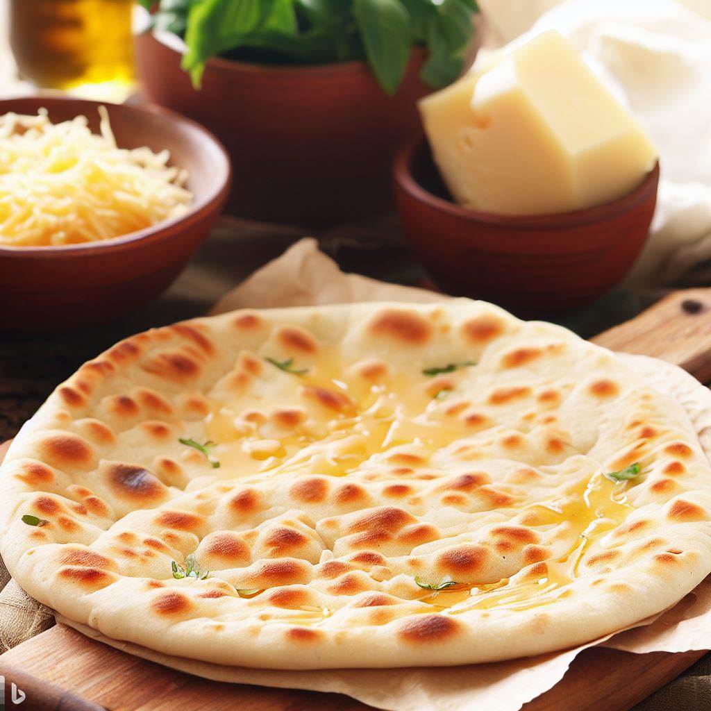 Easy Flatbread with Cheese