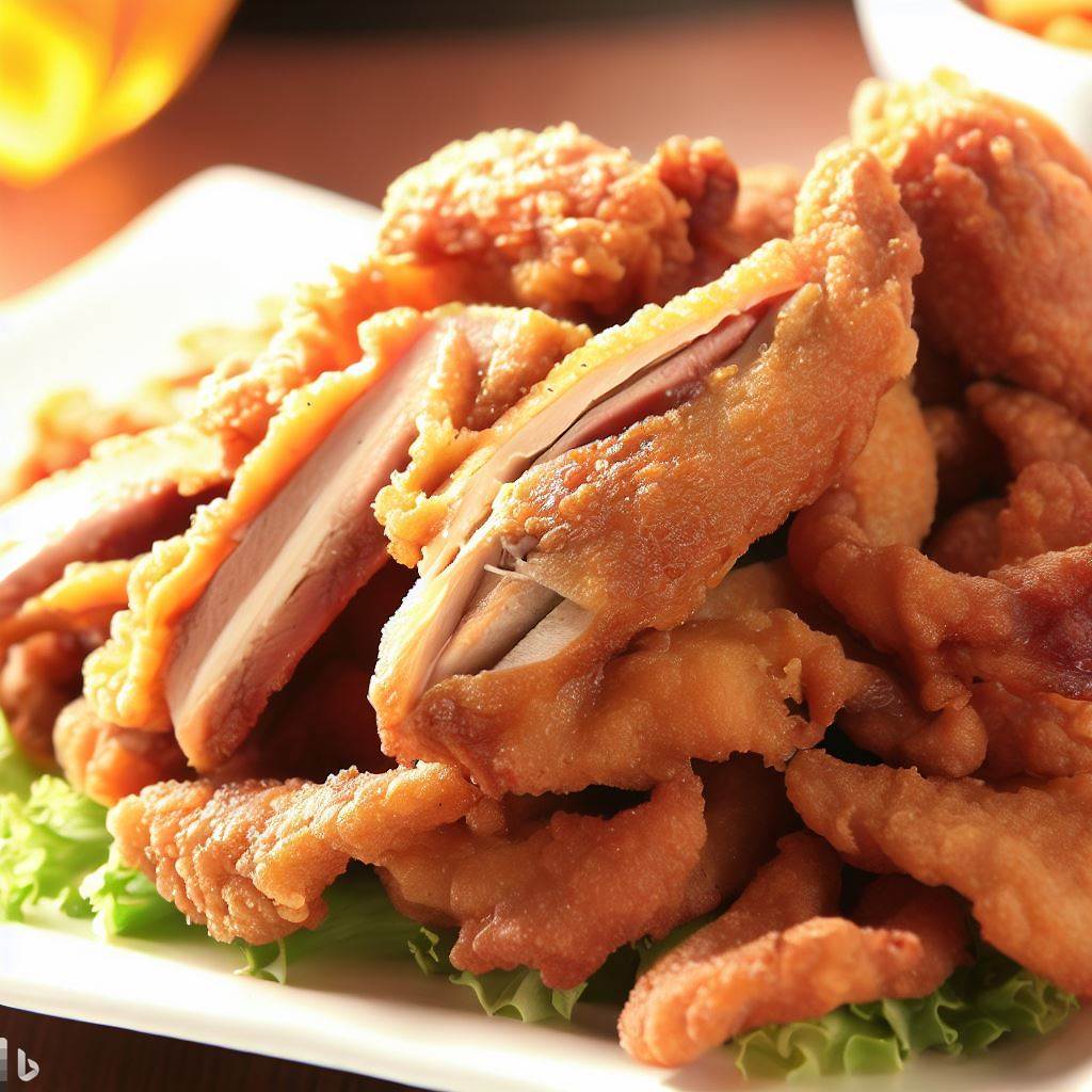 Fried Duck