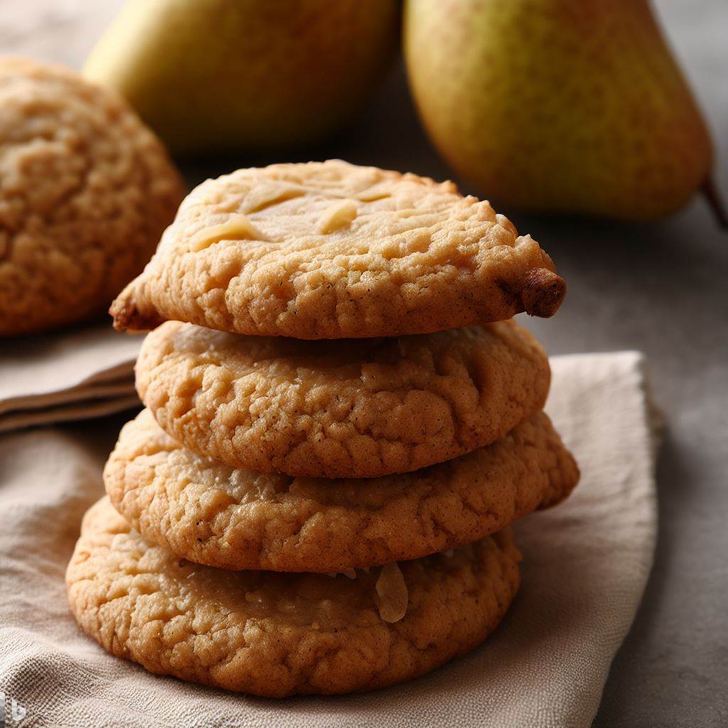 Low Sugar or Sugar Free Pear Cookies