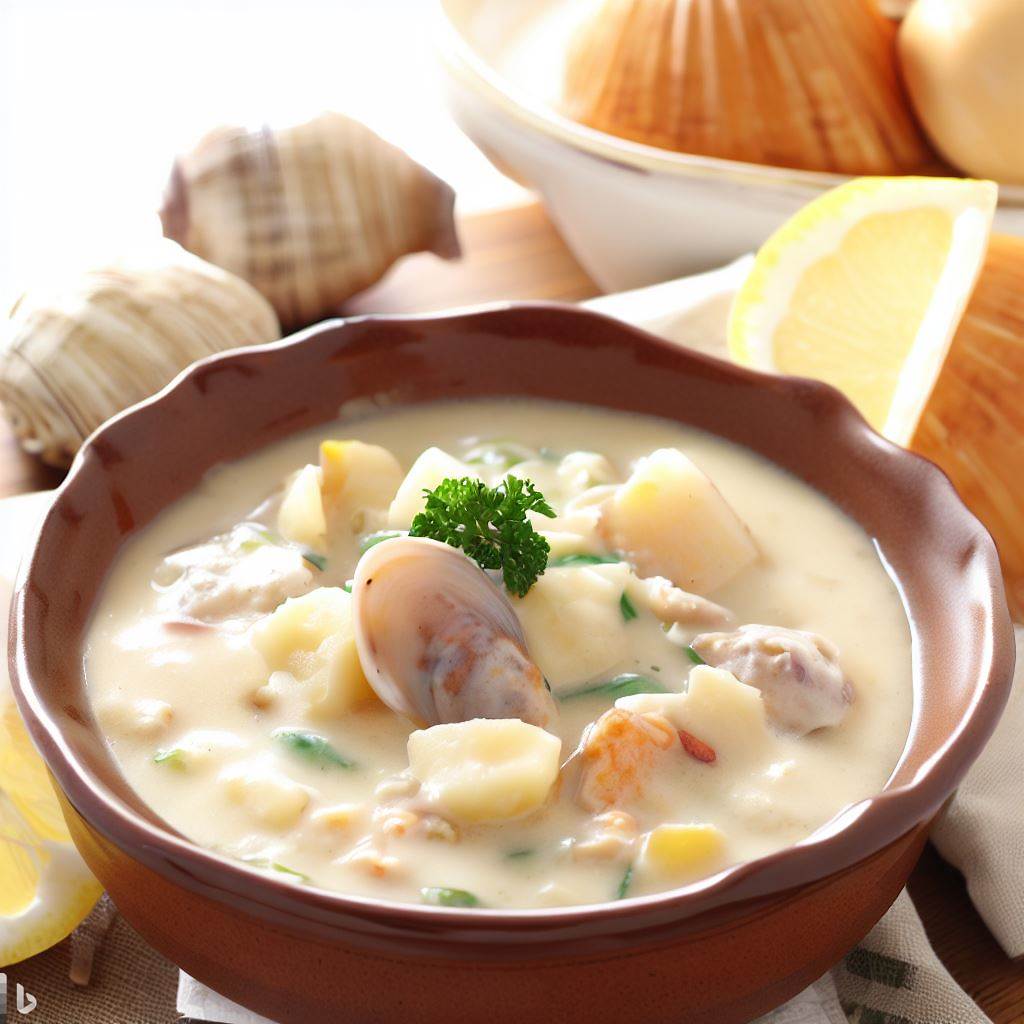 Oil-Free Clam Chowder