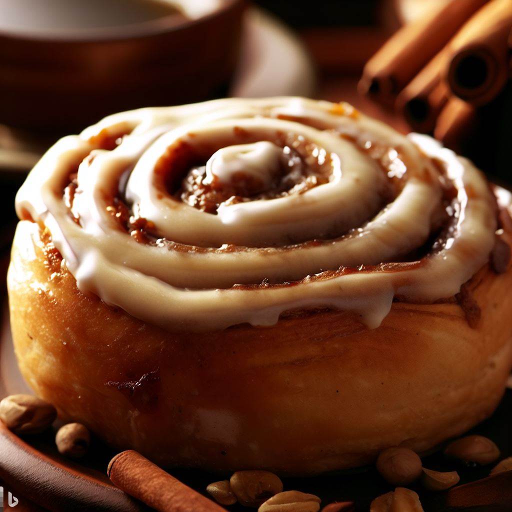 One Serving Cinnamon Roll