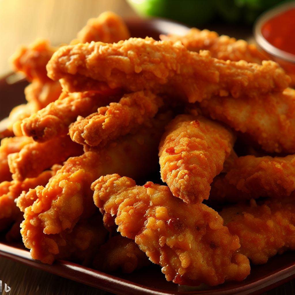 Spicy Fried Chicken Fingers