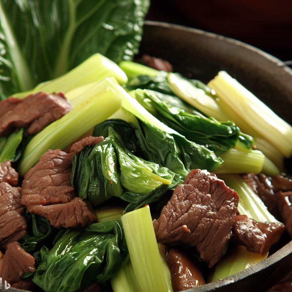 Stir-Fried Beef and Bok Choy